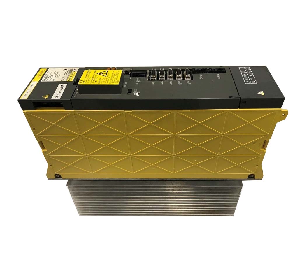 A06B-6096-H208 Fanuc 2 AXIS ALPHA SERVO MODULE MDL SVM2-80/80.