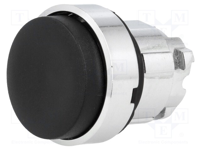ZB4BL2 Schneider Push Button operator, 22 mm, Black.