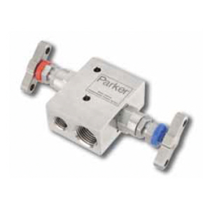 HLS2V PARKER HLS2V Valve Manifold, 1/2 Inch NPTF Inlet Size.