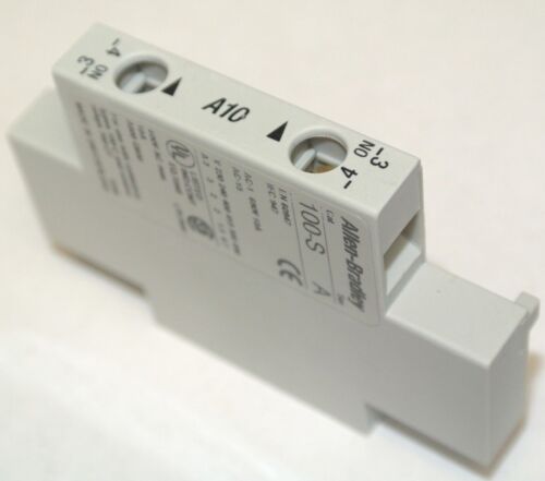 100-SA10 ALLEN-BRADLEY Auxiliary Contact Block, Side Mount, 1NO Contact.