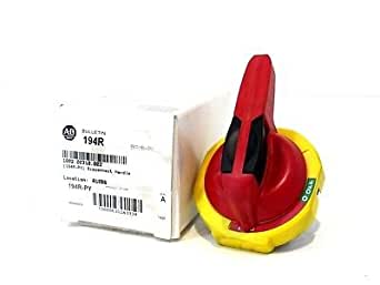 194R-PY Allen-Bradley, Operating Handle, Red/Yellow, Padlockable, for ...