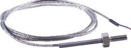 Jumo 00055732 Jumo Screw-in RTD temperature probe with connecting cable.