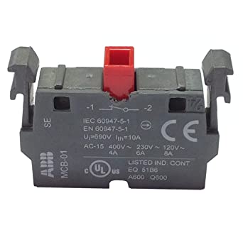 MCB-01 ABB EO5713 NC CONTACT FOR EO 571 BUTTONS 3.