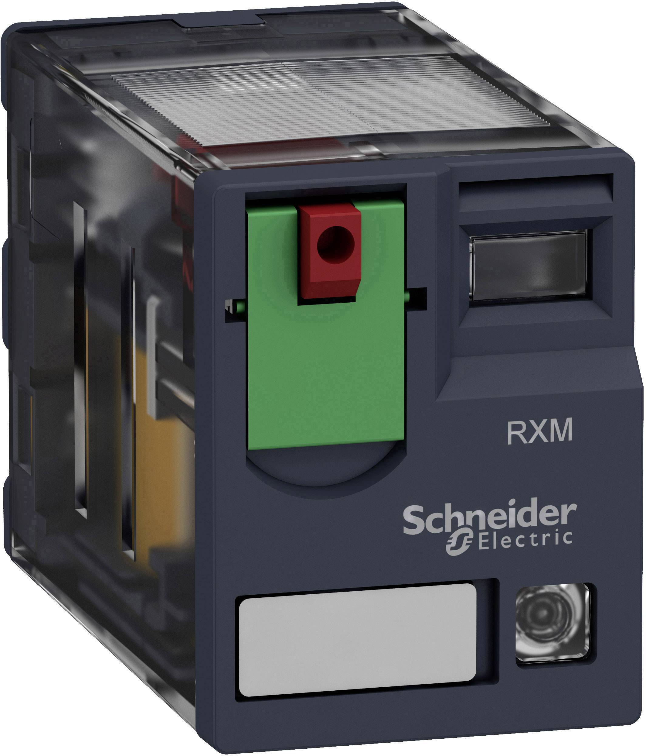 RXM4AB2B7 Schneider Mini Plug-In Relay, 4 C/O, 24VAC, 250V, 6A, LED, Flat Pin,, Zelio RXM Series.