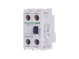 LADN20 Schneider Auxiliary Contact Block, 2NO, 10A, Screw Term, TeSys ...
