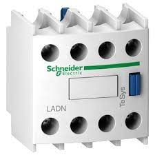 LADN22 Schneider Auxiliary Contact Block, 2NO-2NC, Screw Term, TeSys ...