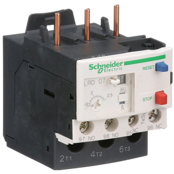 LRD07 Schneider Thermal Overload Relay, Class 10, 1.6-2.5A, LRD Series.