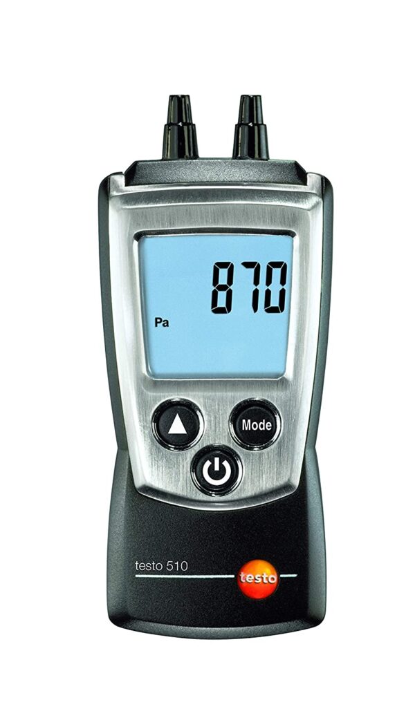 testo 510 Testo Digital Manometer 0 - 40 in H2O pressure measurement ...
