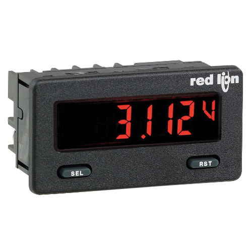 CUB5PB00 Red lion Panel Meter, Process, 5-Digit, Red/Green LCD, DC Power.