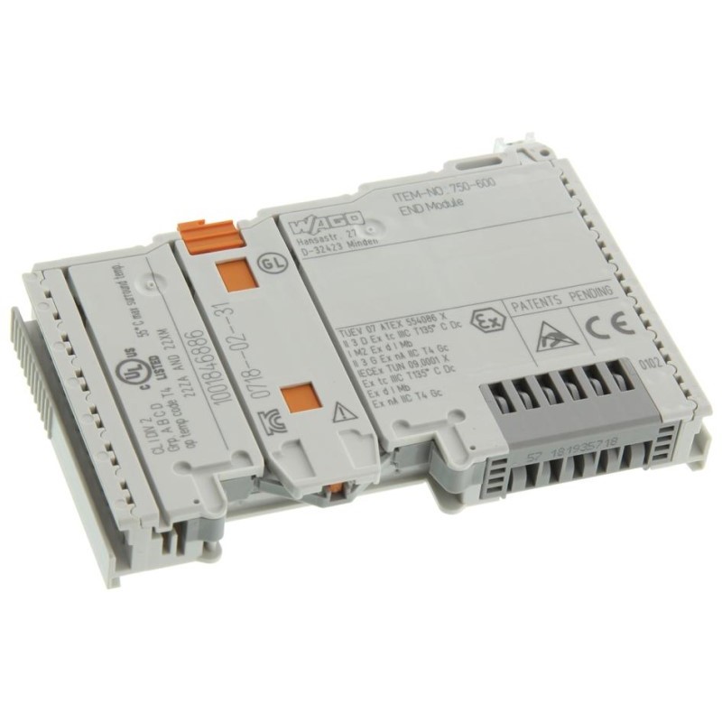 750-600 WAGO 750-600 WAGO Wago End Module, for Modular I/o System - 750-600