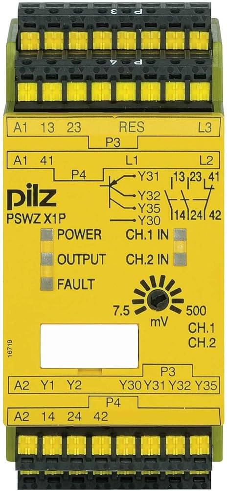787951 PILZ 787951 PILZ PILZ SAFETY RELAY ,PSWZ X1P 3N/O 1N/C ,24V AC ...