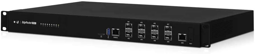 ER-8-XG ER-8-XG Ubiquiti 1 GbE RJ45 port, 8 10G SFP+ ports, 2 Hot ...