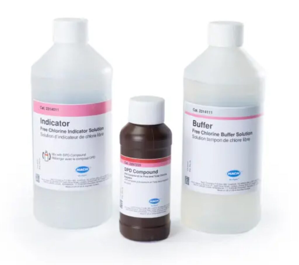 2556900 Hach Free Chlorine Reagent Set for chlorine analyzer CL17/CL17sc.